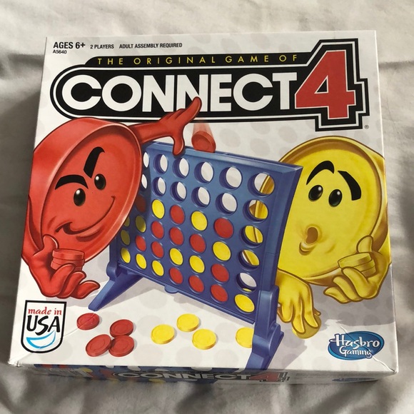 Hasbro | Games | Hasbro Connect 4 Board Game Red Yellow Strategy | Poshmark